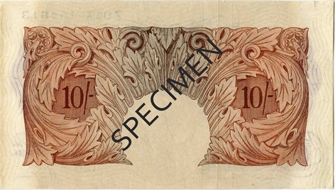 British 10 shillings Banknote (3rd issue) Issued 1948 - We Buy All Currency